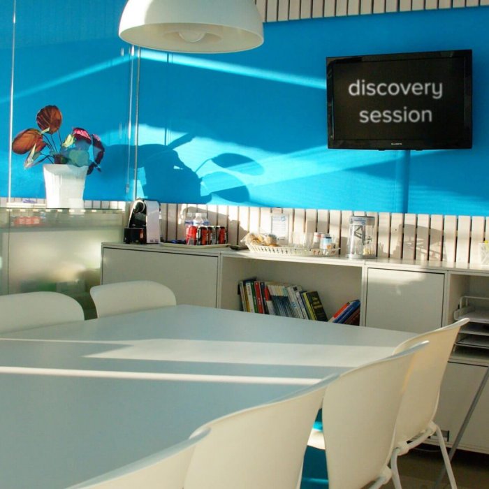 Discovery session for the new project. Step-by-step