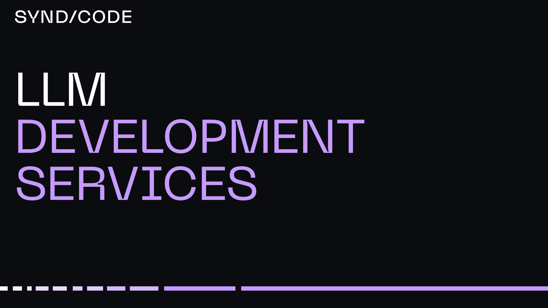 Custom LLM Development Services | Syndicode