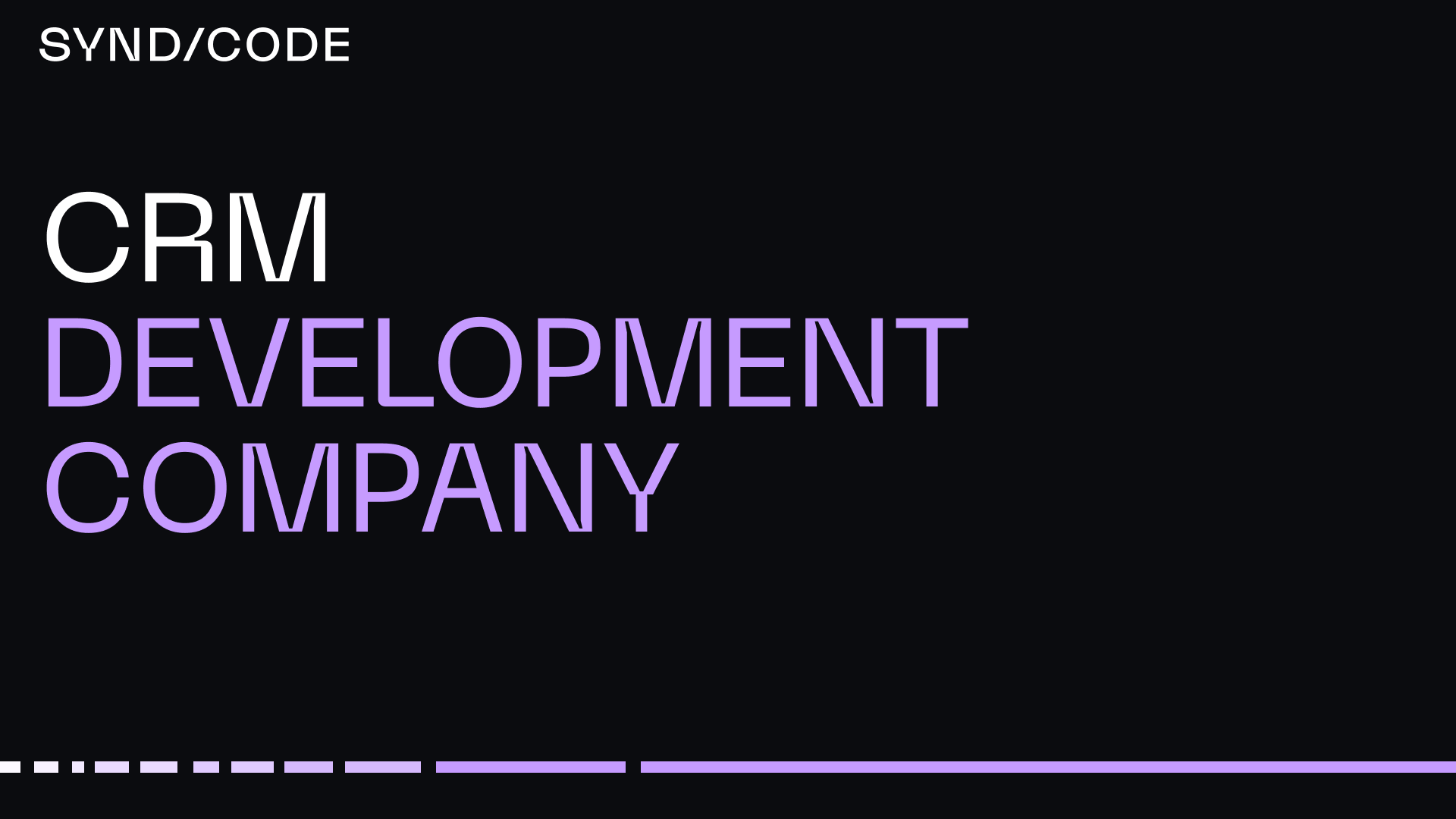 Custom CRM Development Services | Syndicode