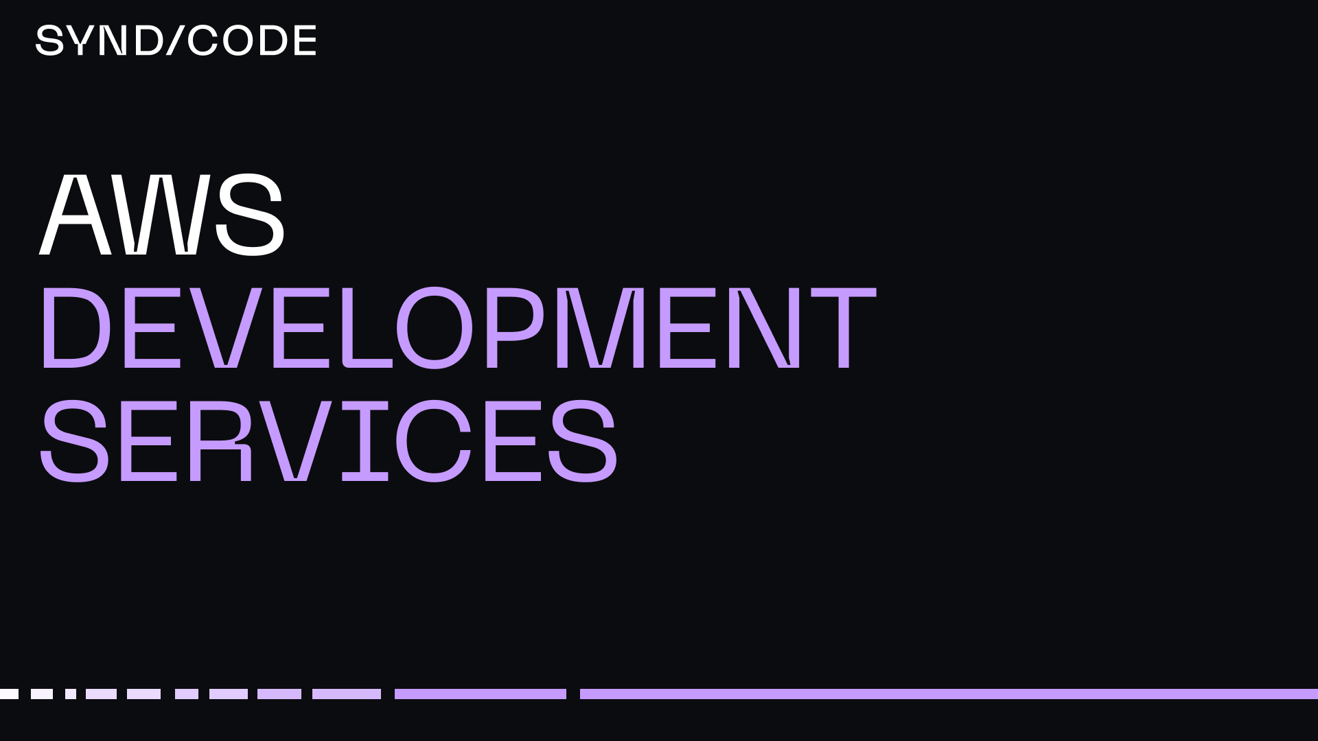 AWS Development Services Company | Syndicode